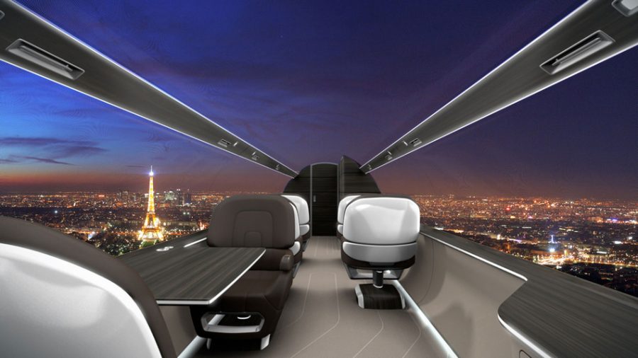 Windowless Plane is all set to take off in a Decade