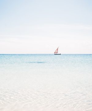Dhows cross the ocean around Mafia Island as they have done for ...